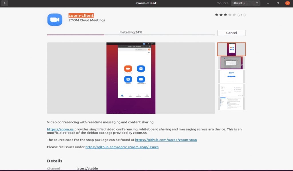 How to Install ZOOM on Ubuntu Linux 20.04 LTS (Focal Fossa)